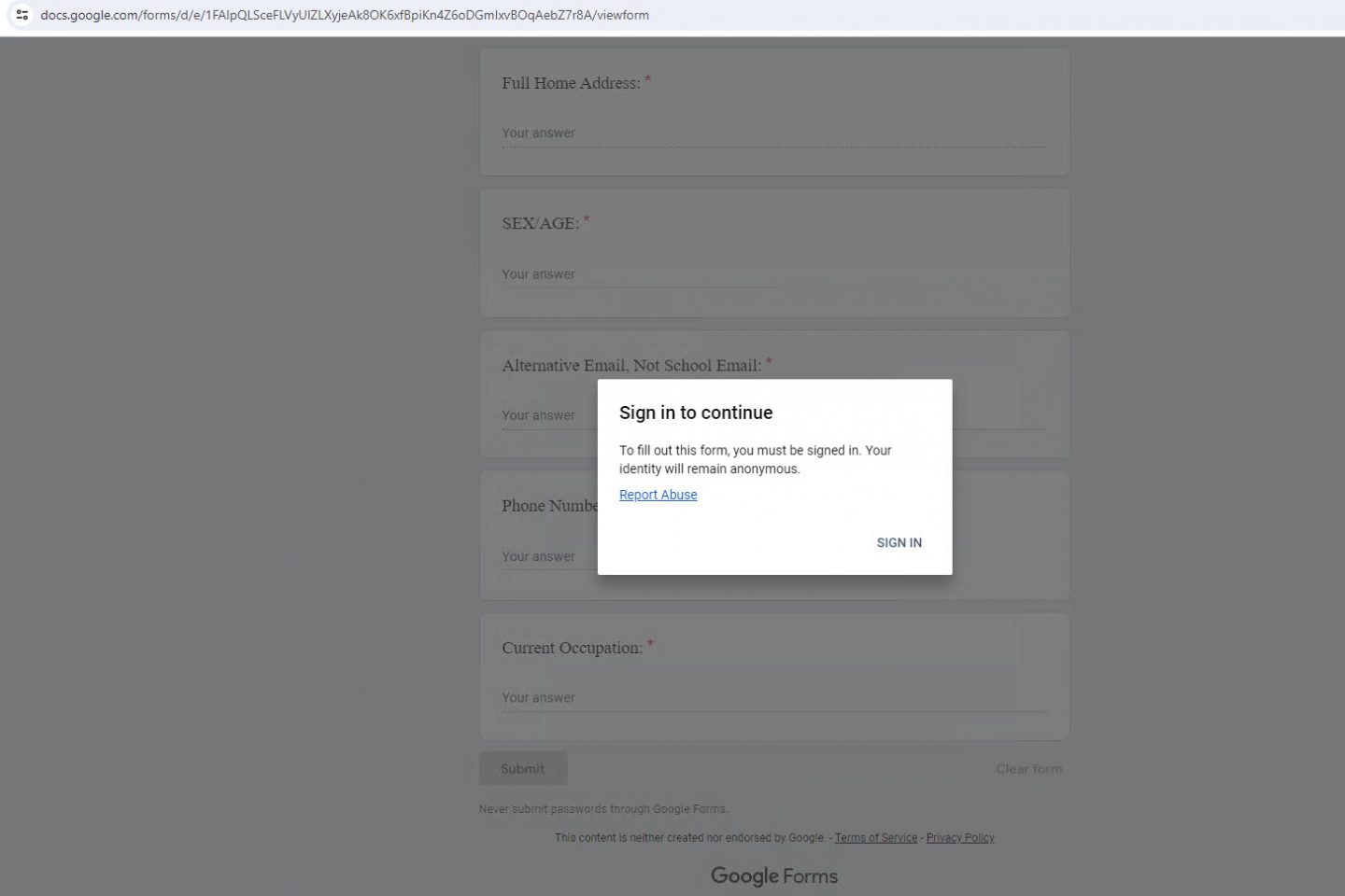 Phishing from 10/24/2023: “WHITMAN COLLEGE: YOU’RE SELECTED TO APPLY ...